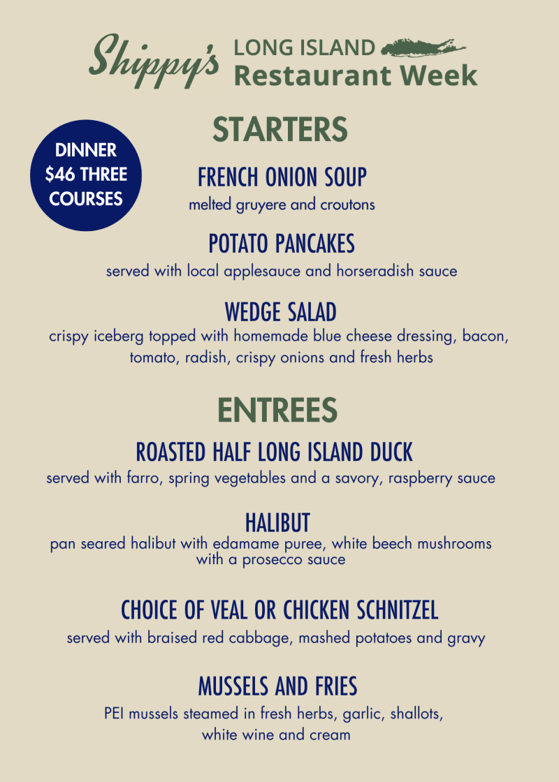 Shippy's Restaurant - Southampton's Favorite Restaurant For Over 50 ...